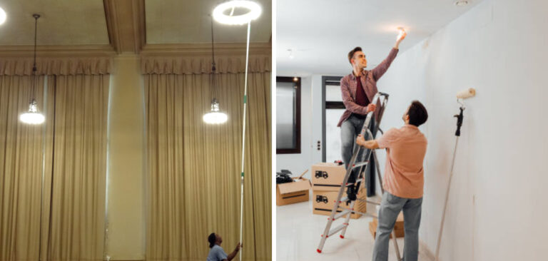 How to Change Light Bulb in High Stairwell | 7 Steps Guide